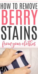 How To Remove Berry Stains - Frugally Blonde