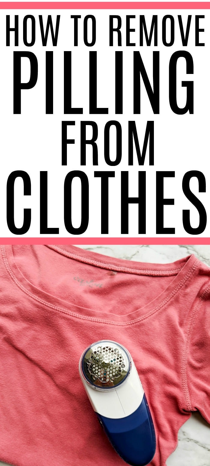 How To Remove Pilling From Clothes - Frugally Blonde