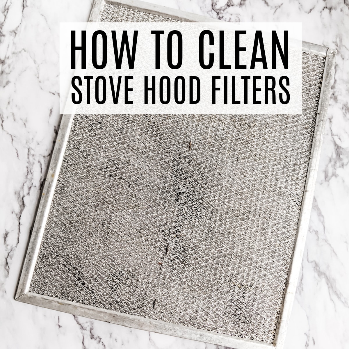Easiest Way to Clean Greasy Range Hood Filters - Frugally Blonde